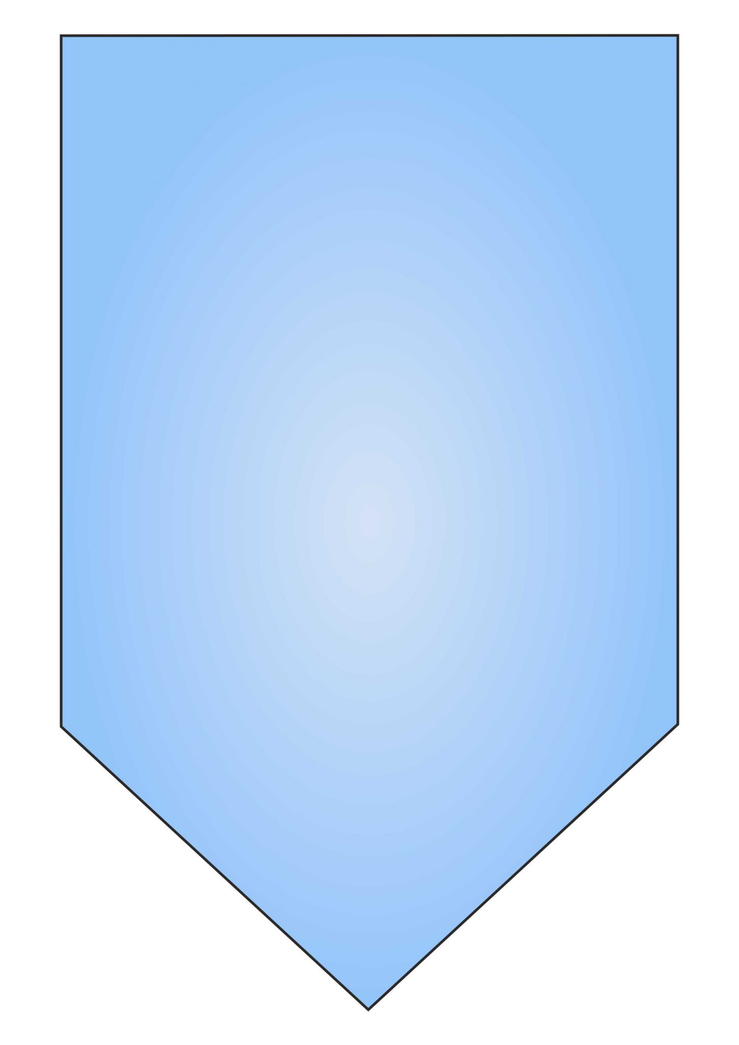 Empty Sheet with space for Happy Birthday Banner – Free Printables