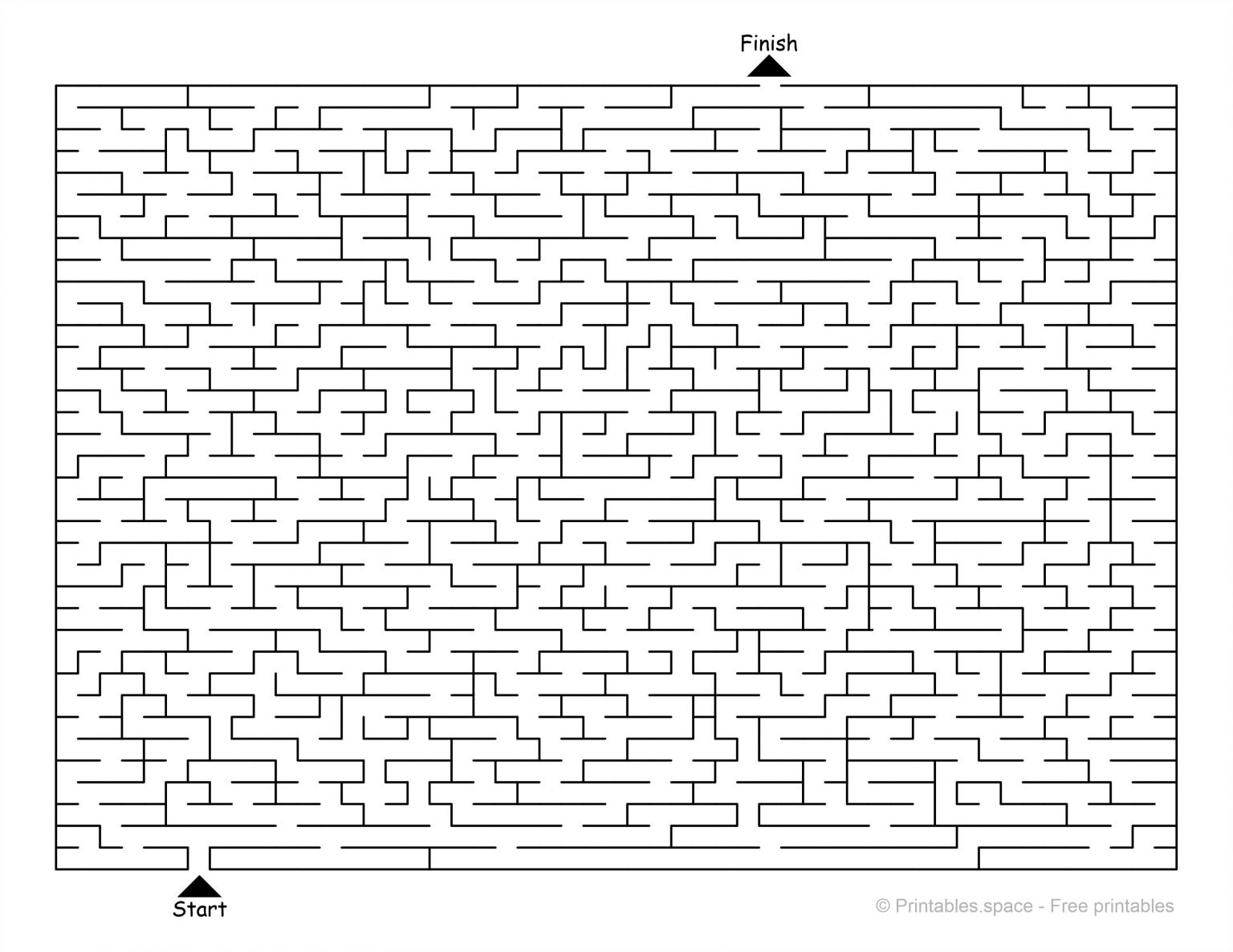 Hard Printable Mazes – Free Printables