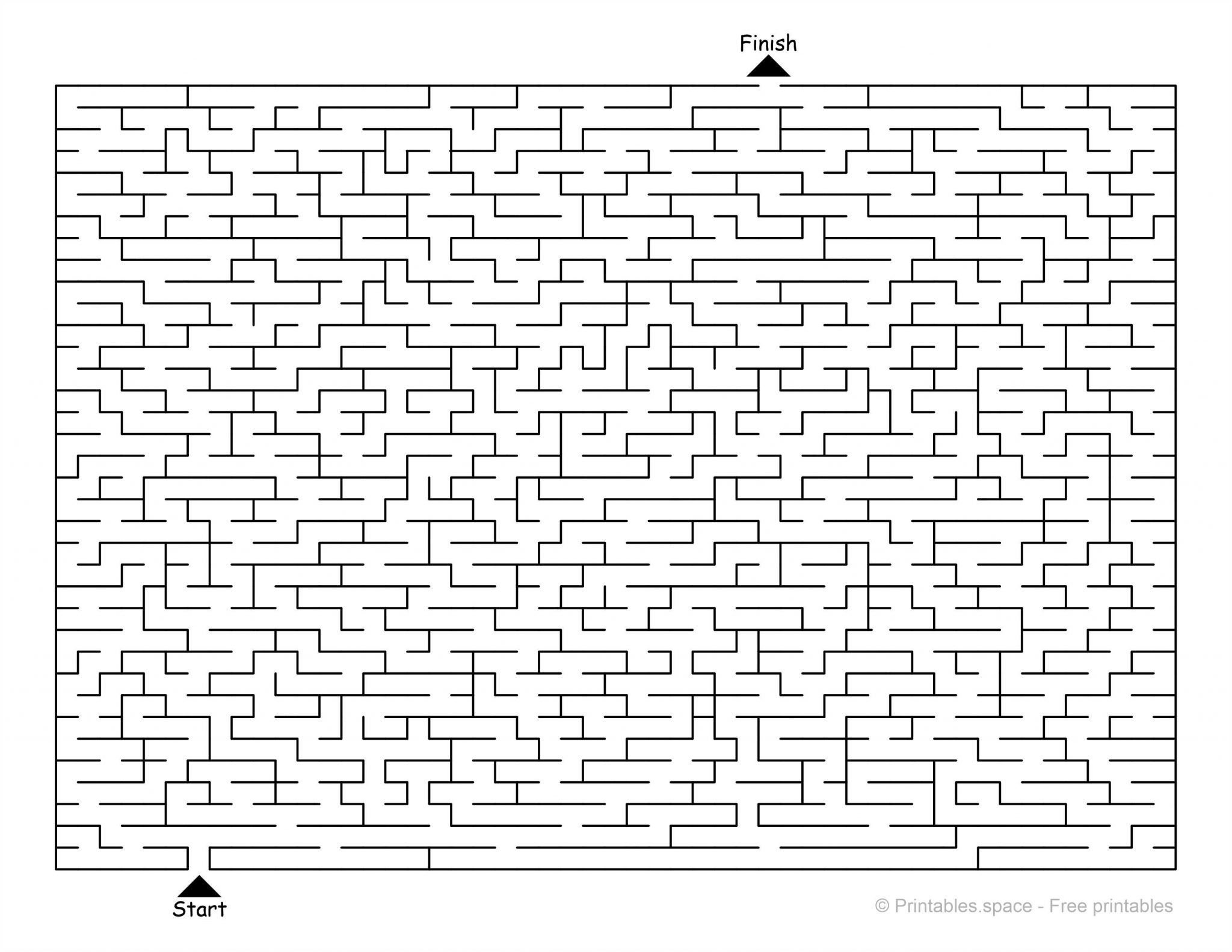 Hard Printable Mazes – Free Printables