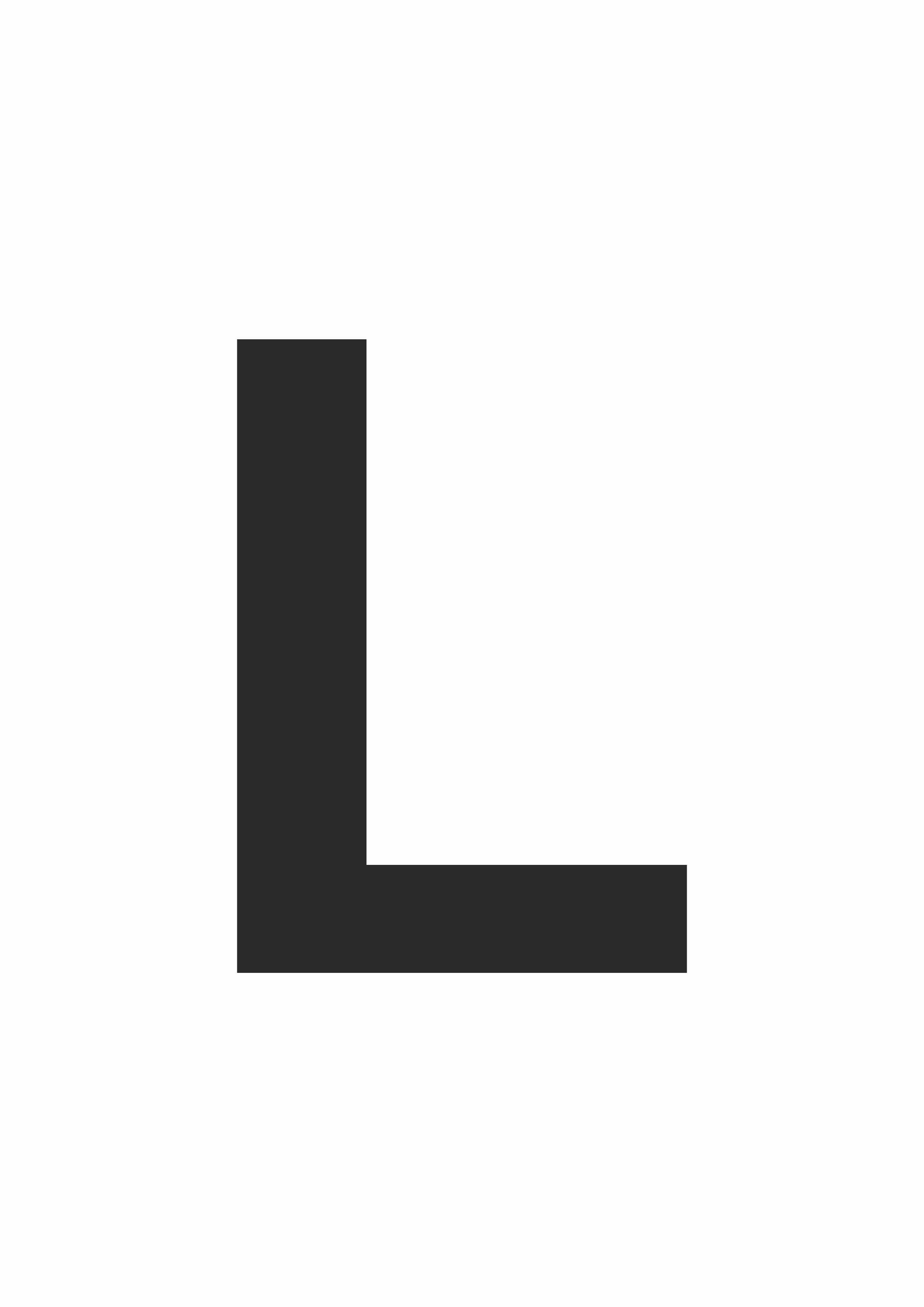 Printable Letter L Template Template For The Letter L Free Glitter 