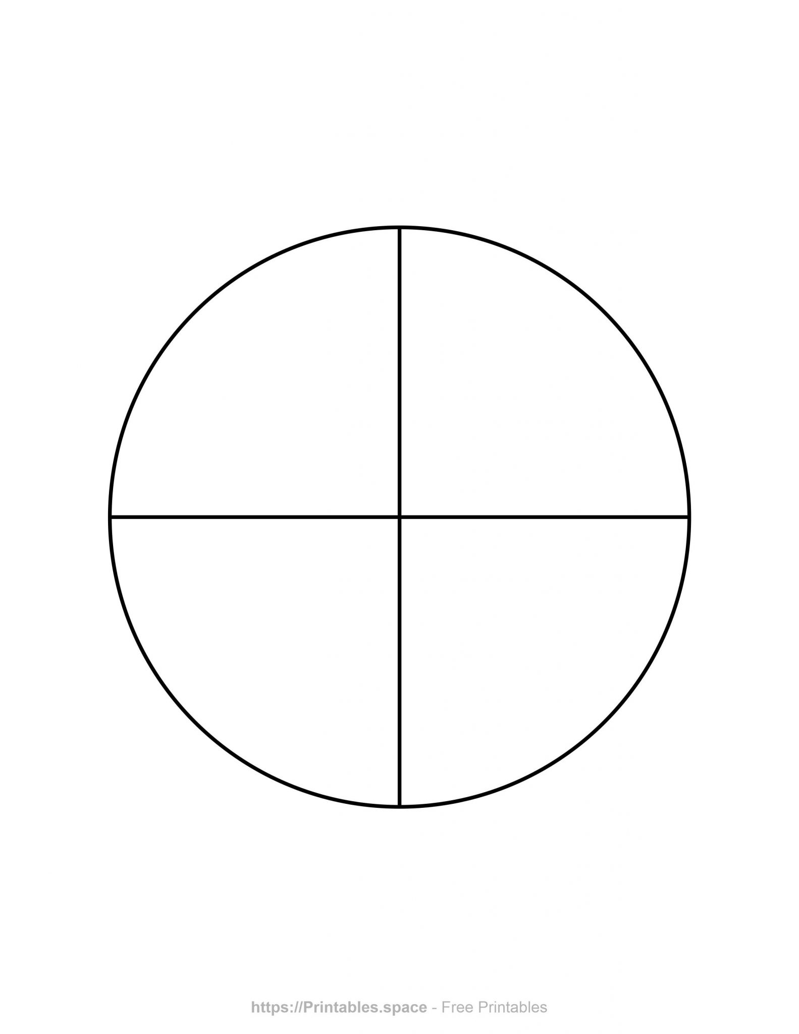 Pie Chart Templates – Free Printables