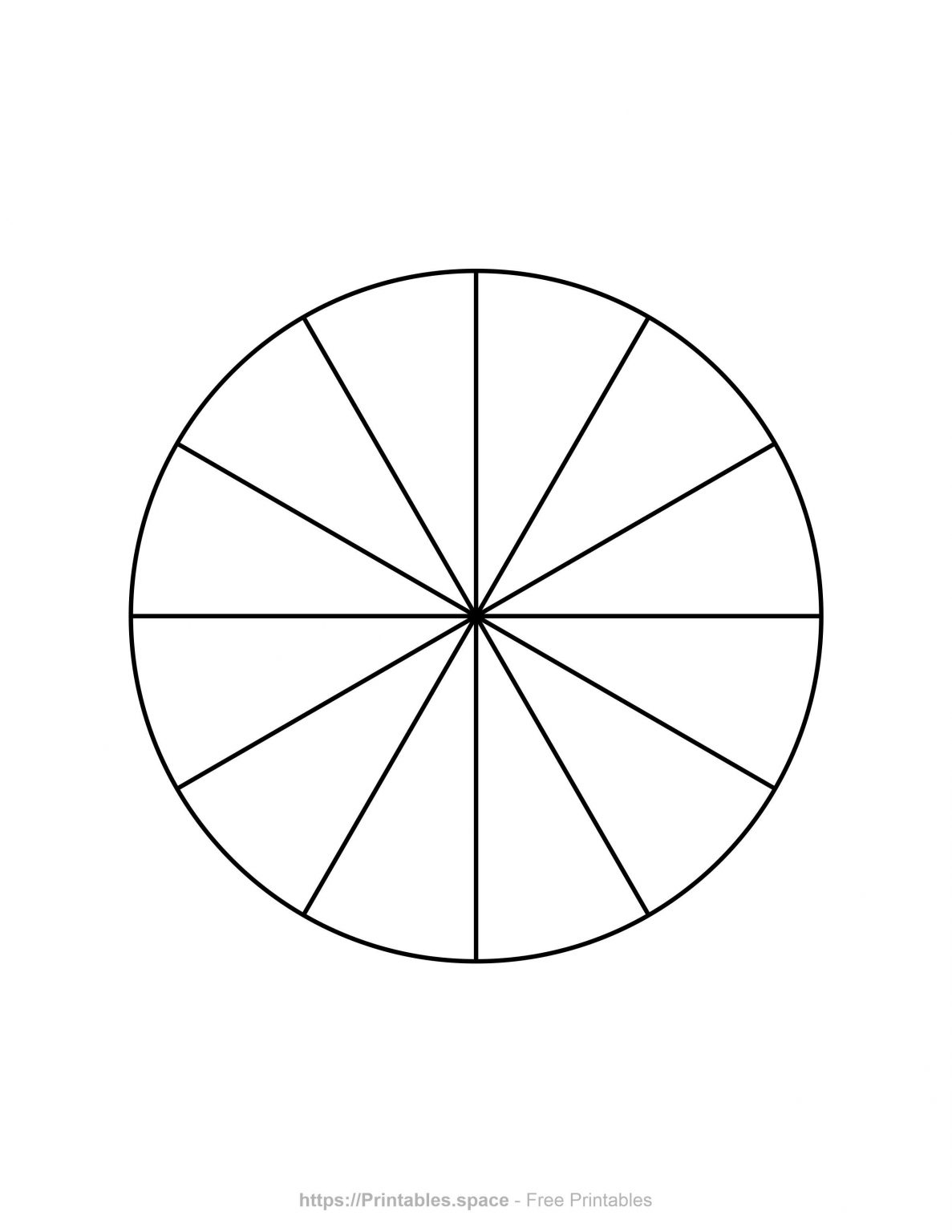 Pie Chart Templates – Free Printables